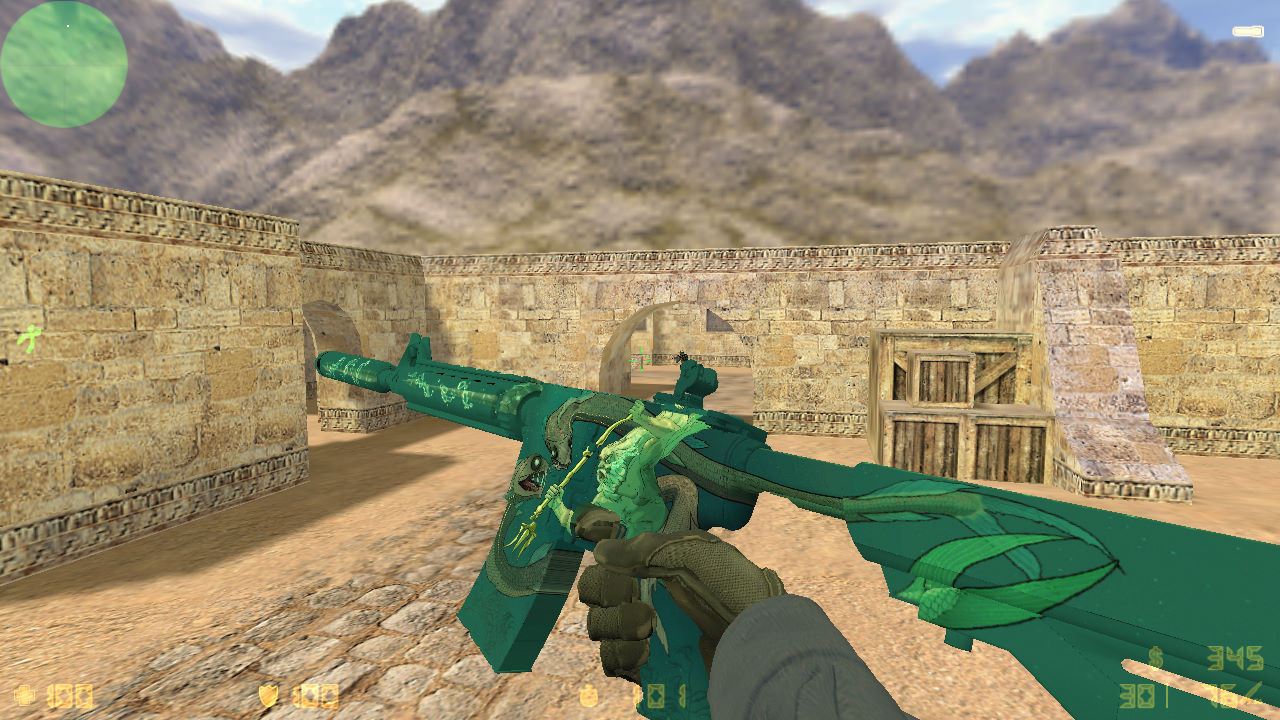 M4A4 Howl HD (+new skin) Mod for Counter-Strike 1.6 | CS1.6 Mods