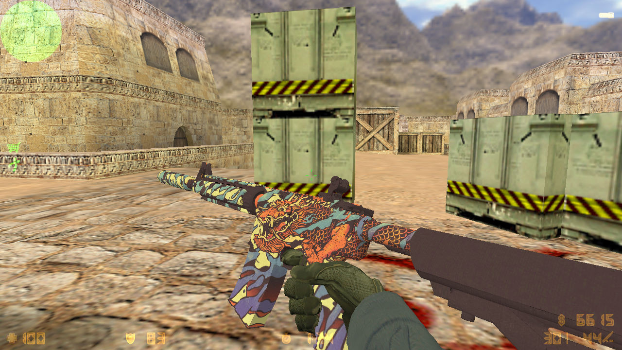 M4A4 Howl HD (+new skin) Mod for Counter-Strike 1.6 | CS1.6 Mods