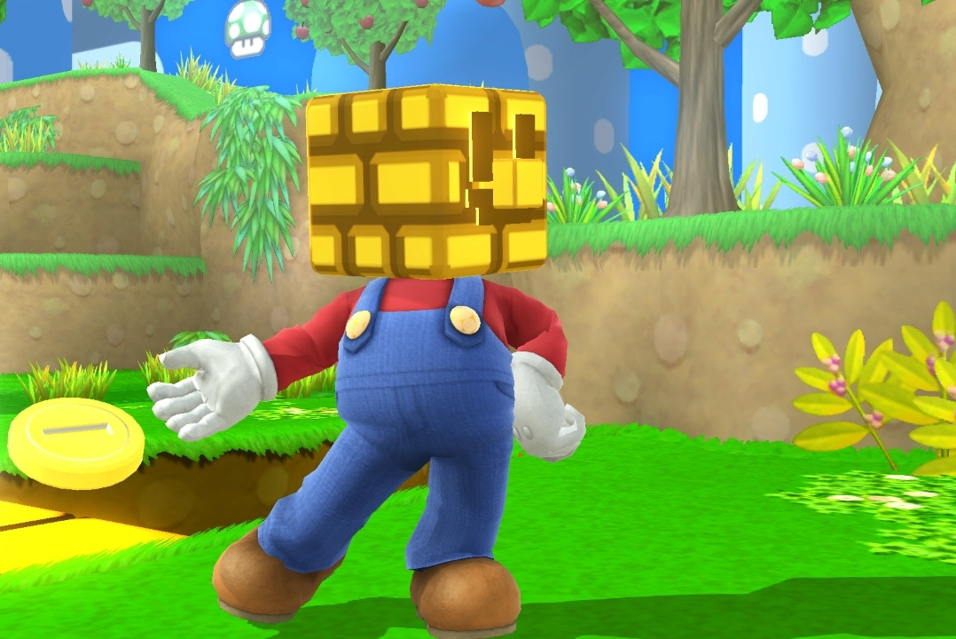 Gold Coin Block Mario [Super Smash Bros. (Wii U)] [Mods]