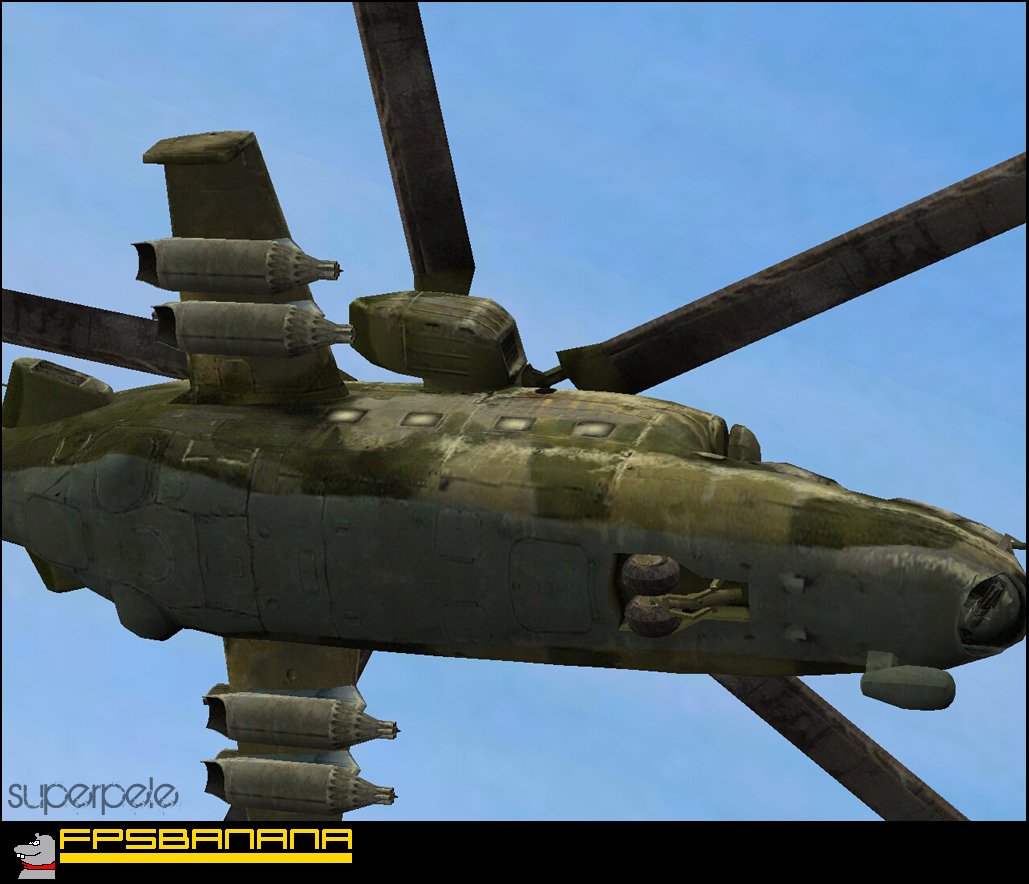 S.T.A.L.K.E.R. Mil Mi24 Hind Mod for Half-Life | HL Mods