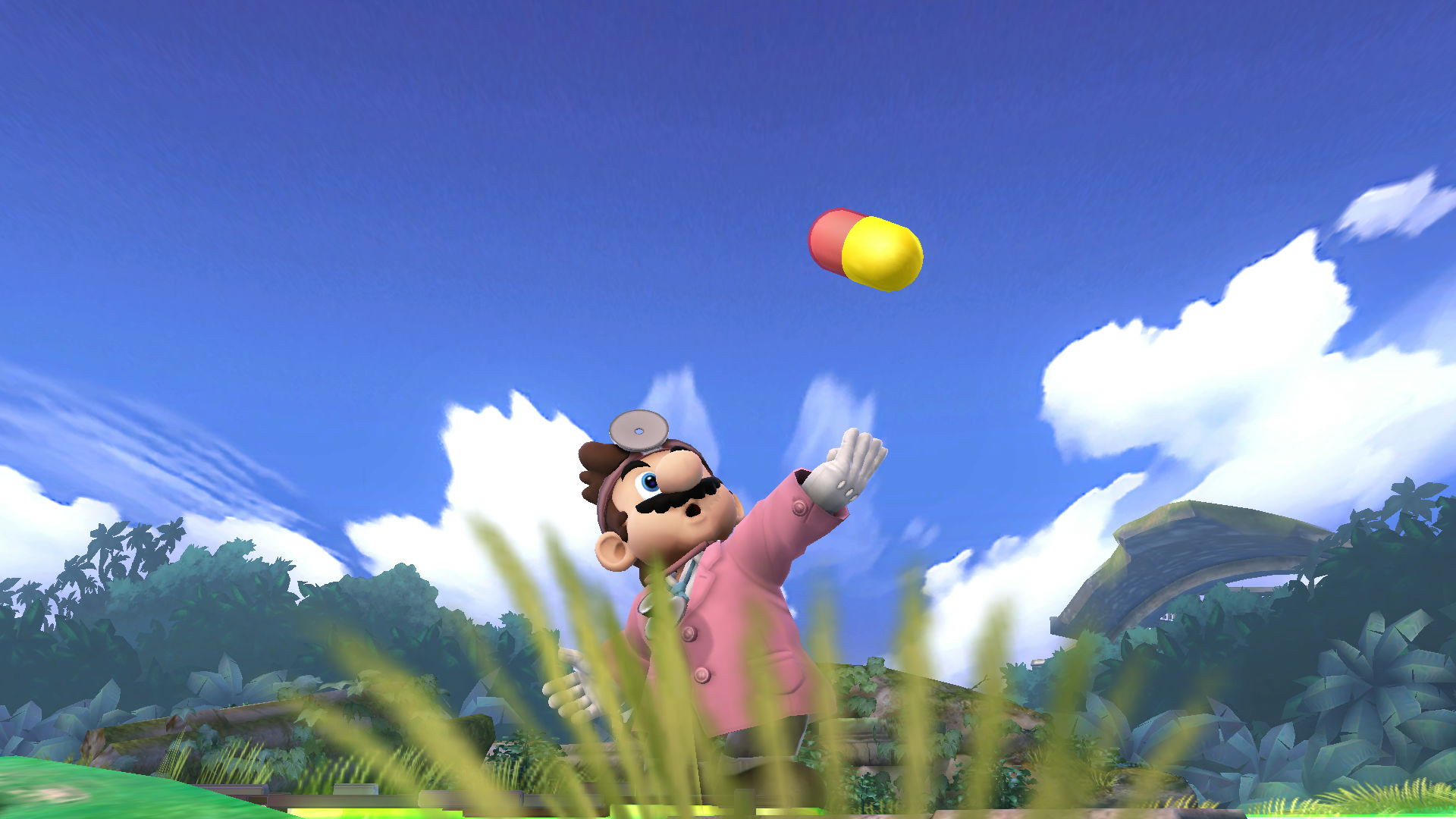 Pink Dr. Mario Recolor [Super Smash Bros. (Wii U)] [Mods]