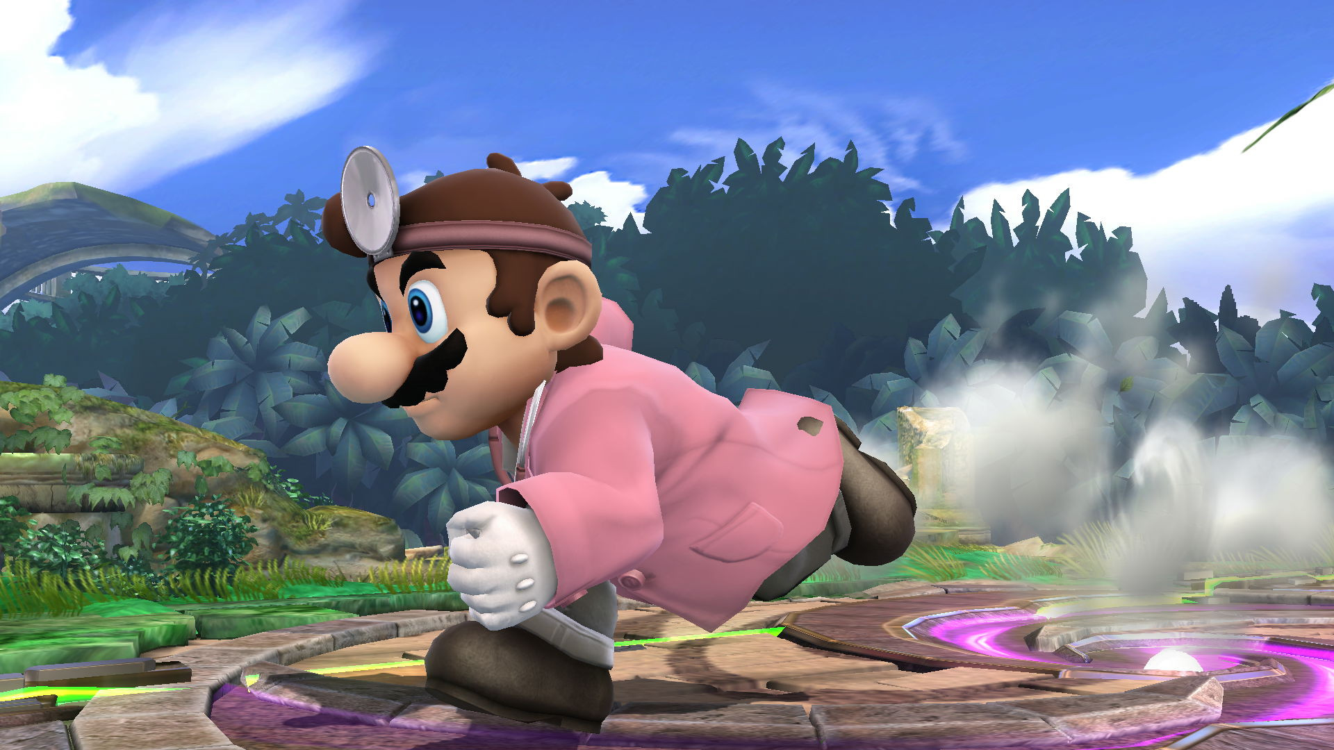 Pink Dr. Mario Recolor [Super Smash Bros. (Wii U)] [Mods]