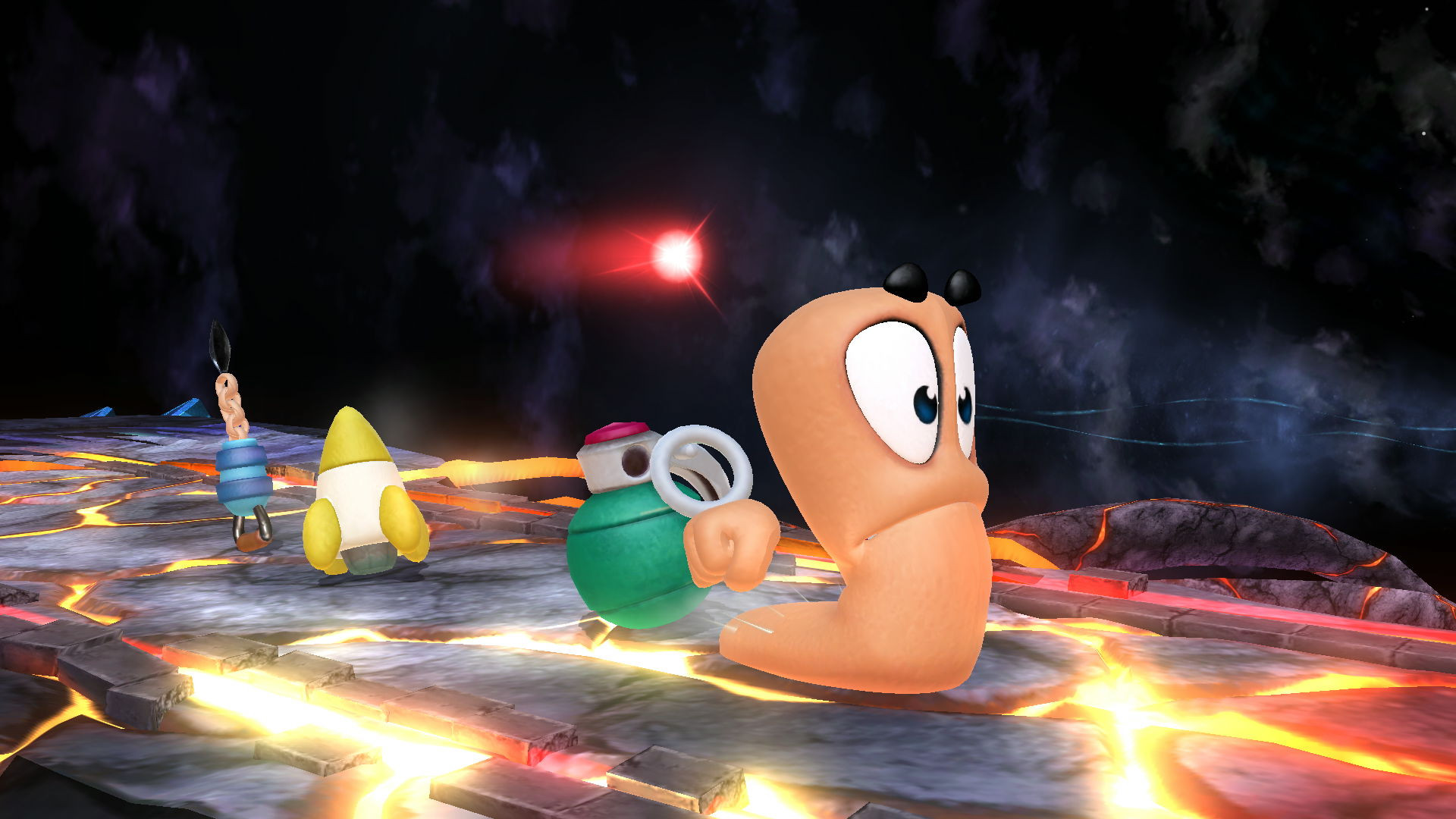 Worm Over Olimar! Mod for Super Smash Bros. (Wii U) | SSB4U Mods