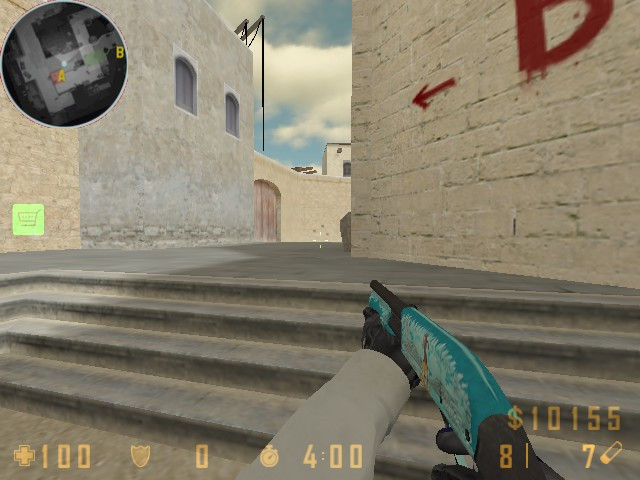 CS: GO - Blue Arms Mod for Counter-Strike 1.6 | CS1.6 Mods