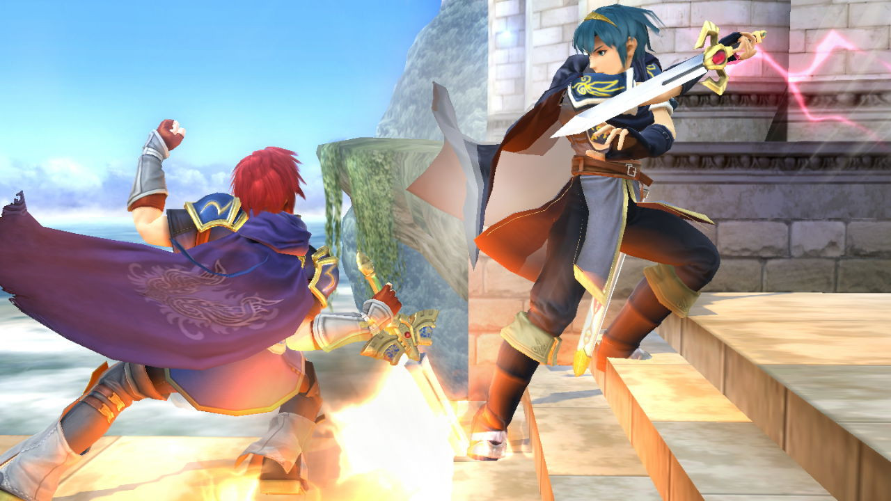 Melee & Brawl Marth [Super Smash Bros. (Wii U)] [Mods]