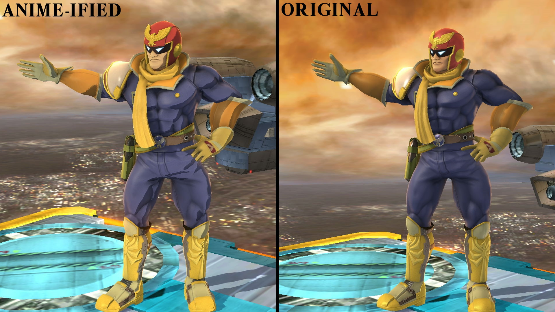 Anime Falcon Mod for Super Smash Bros. (Wii U) | SSB4U Mods