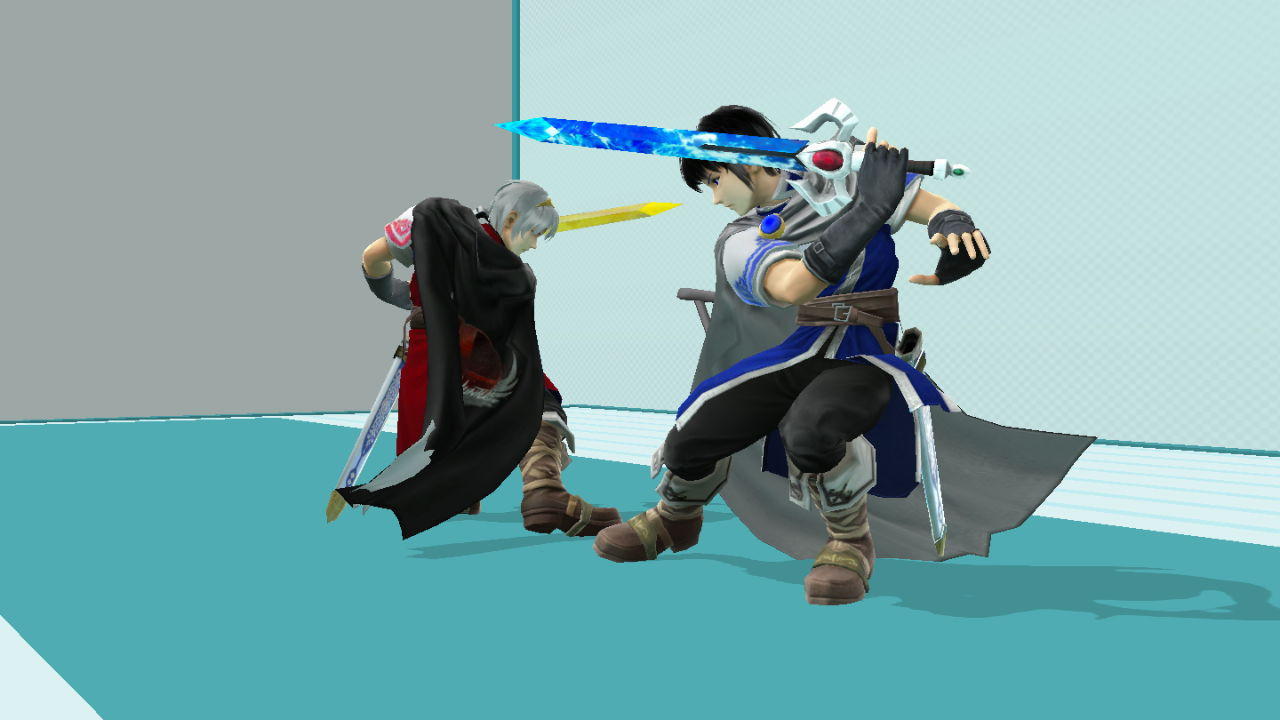 Red & Blue Skyhunter Marth Mod for Super Smash Bros. (Wii U) | SSB4U Mods