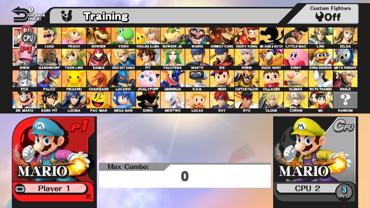 Amiibo Accurate Mario CSPs Mod for Super Smash Bros. (Wii U) | SSB4U Mods
