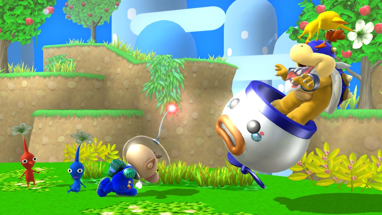 Blue Space Suit Olimar [Super Smash Bros. (Wii U)] [Mods]