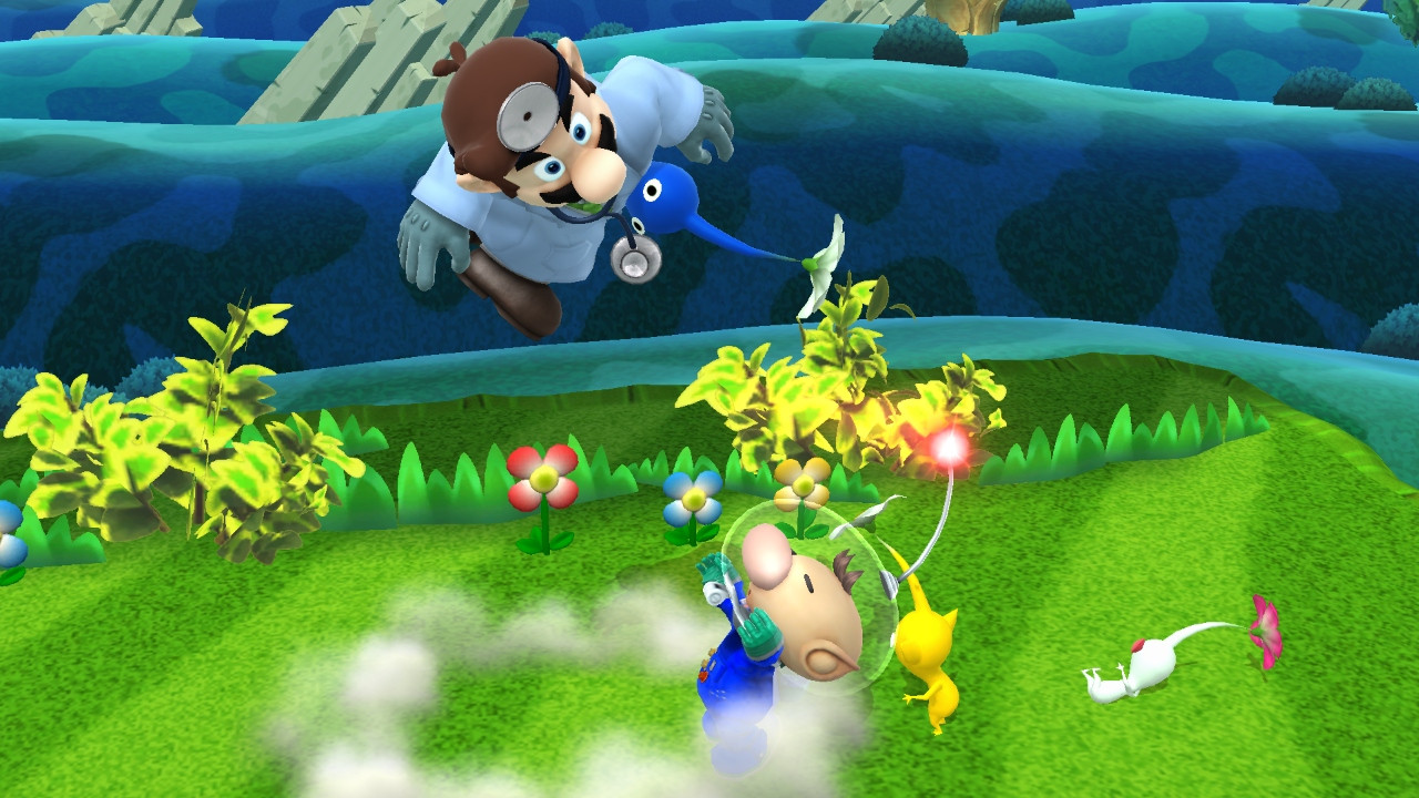 Blue Space Suit Olimar [Super Smash Bros. (Wii U)] [Mods]