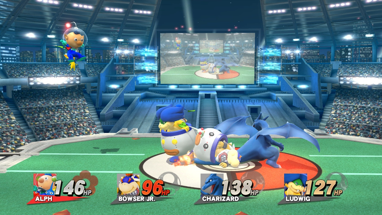 Blue & Turquoise Space Suit Alph [Super Smash Bros. (Wii U)] [Mods]