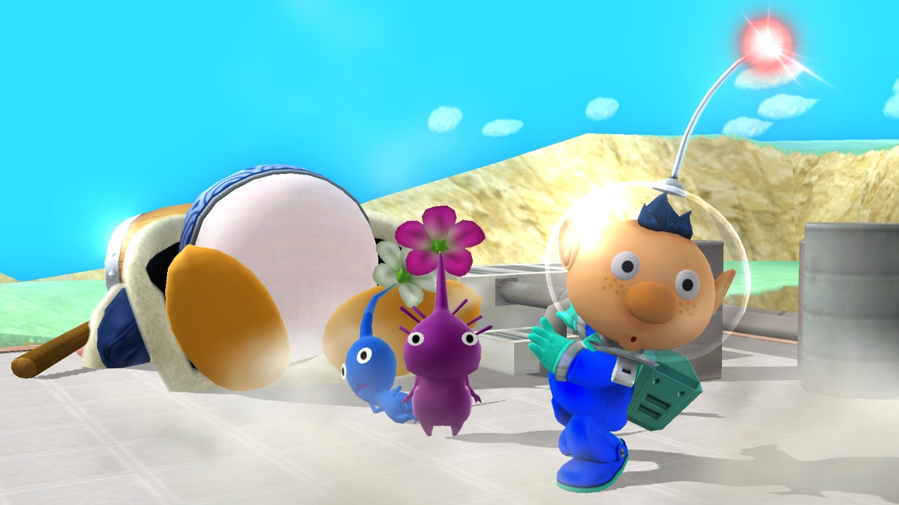 Blue & Turquoise Space Suit Alph [Super Smash Bros. (Wii U)] [Mods]