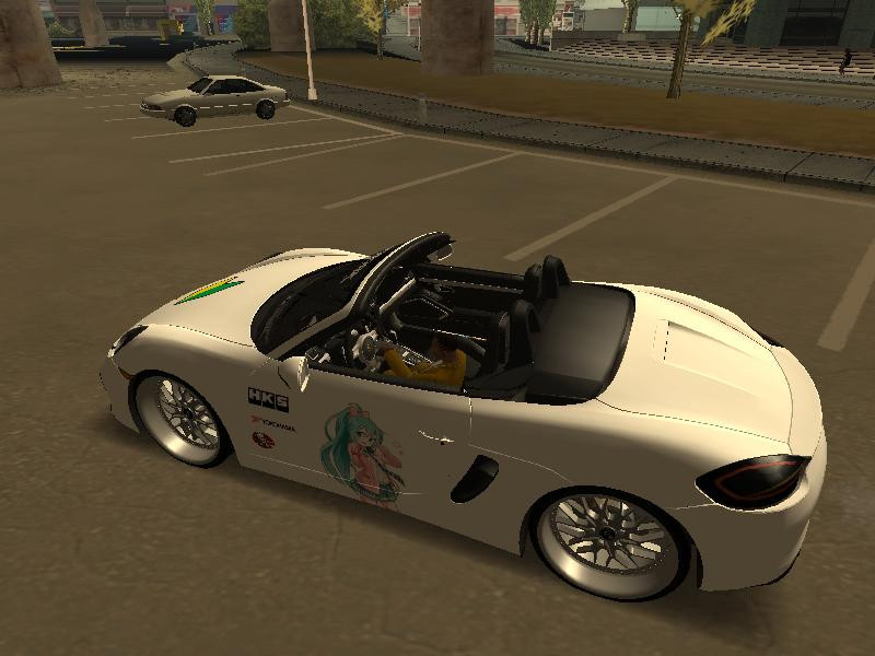 Porsche Boxster GTS 2016 Hatsune miku itasha Mod for Grand Theft Auto ...
