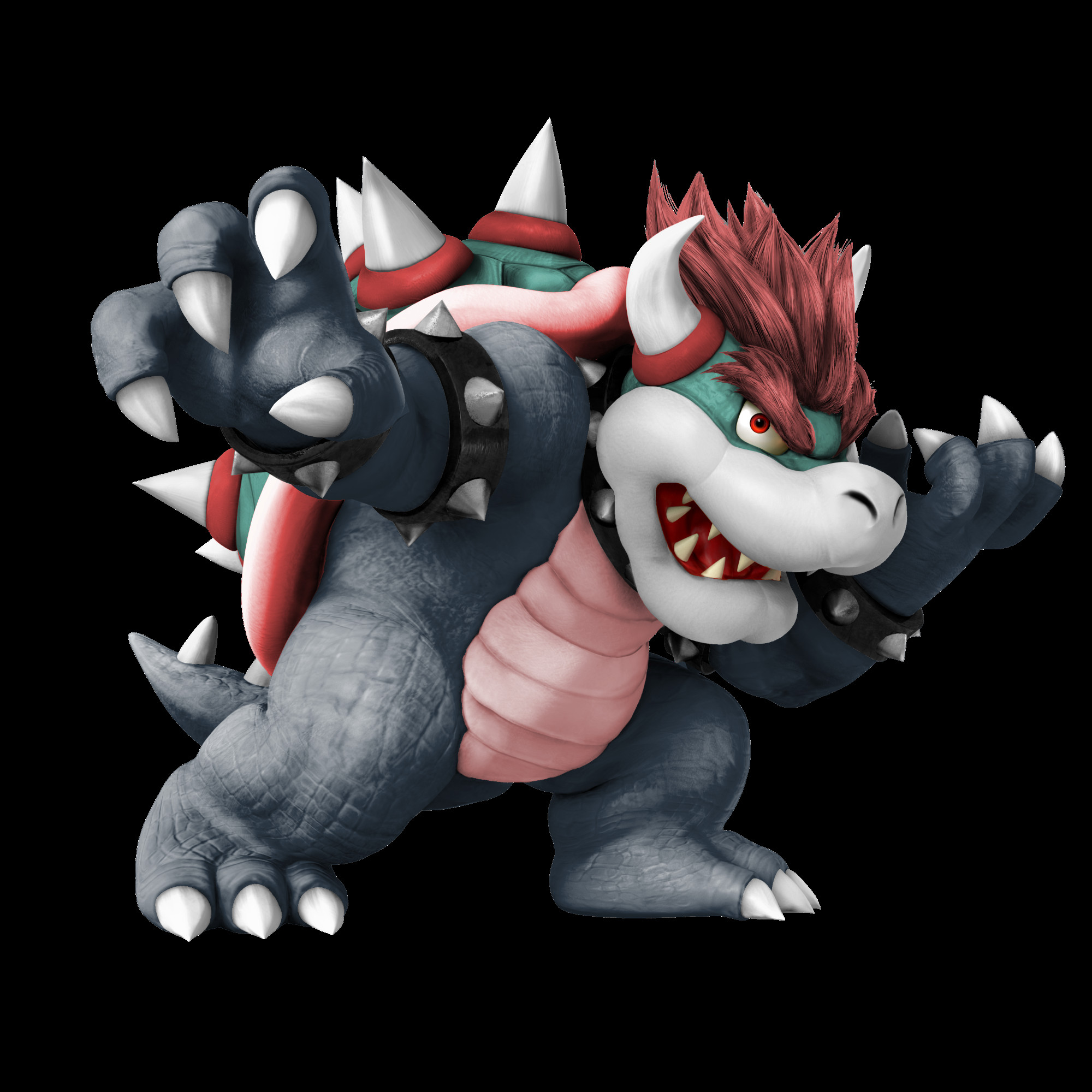 Teal/Red Bowser Mod for Super Smash Bros. (Wii U) | SSB4U Mods