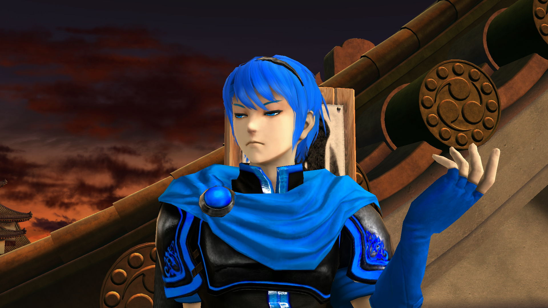 Black and Blue Marth [Super Smash Bros. (Wii U)] [Mods]