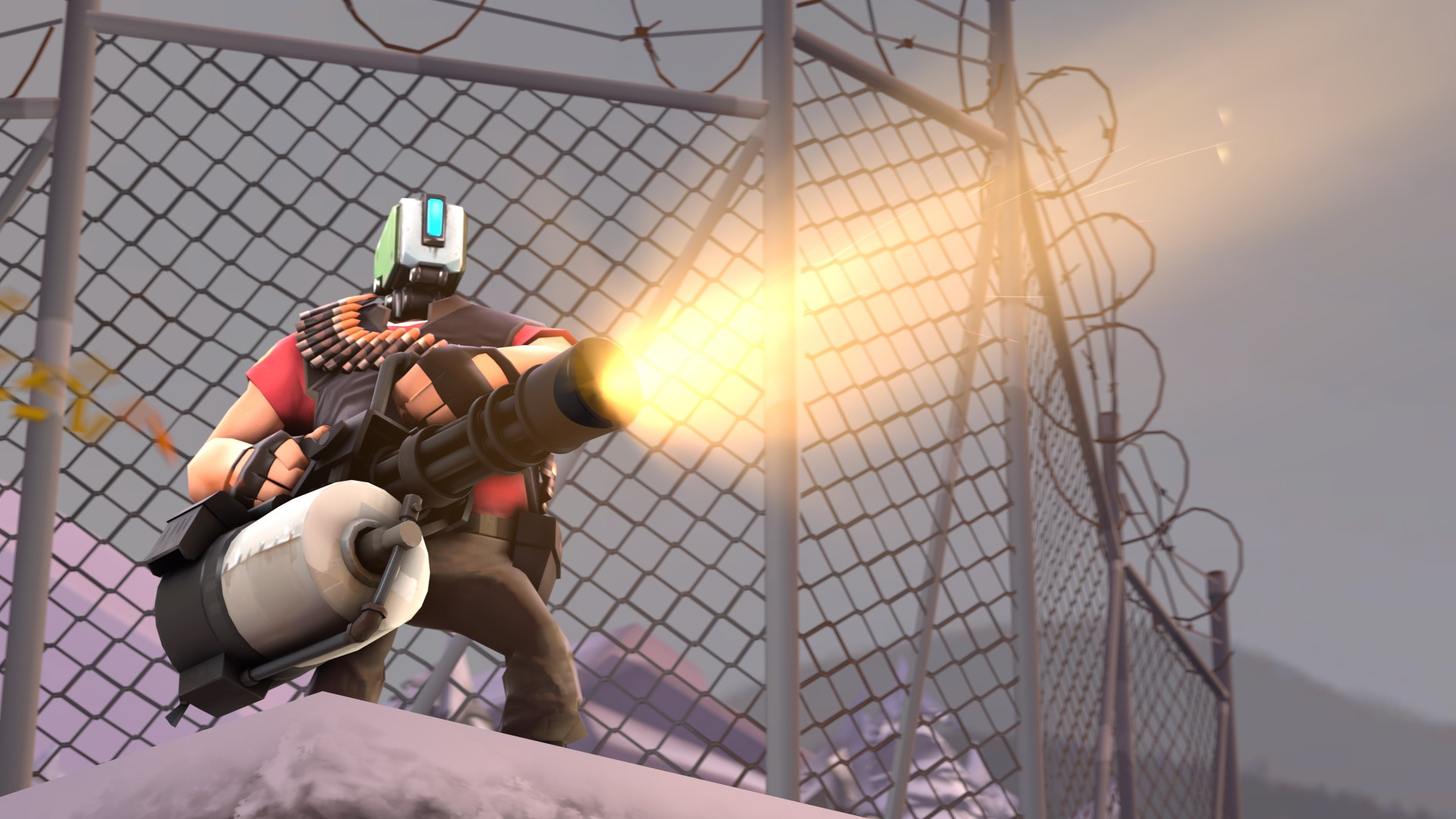 Bastion-Inspired Minigun Animations Mod for Team Fortress 2 | TF2 Mods