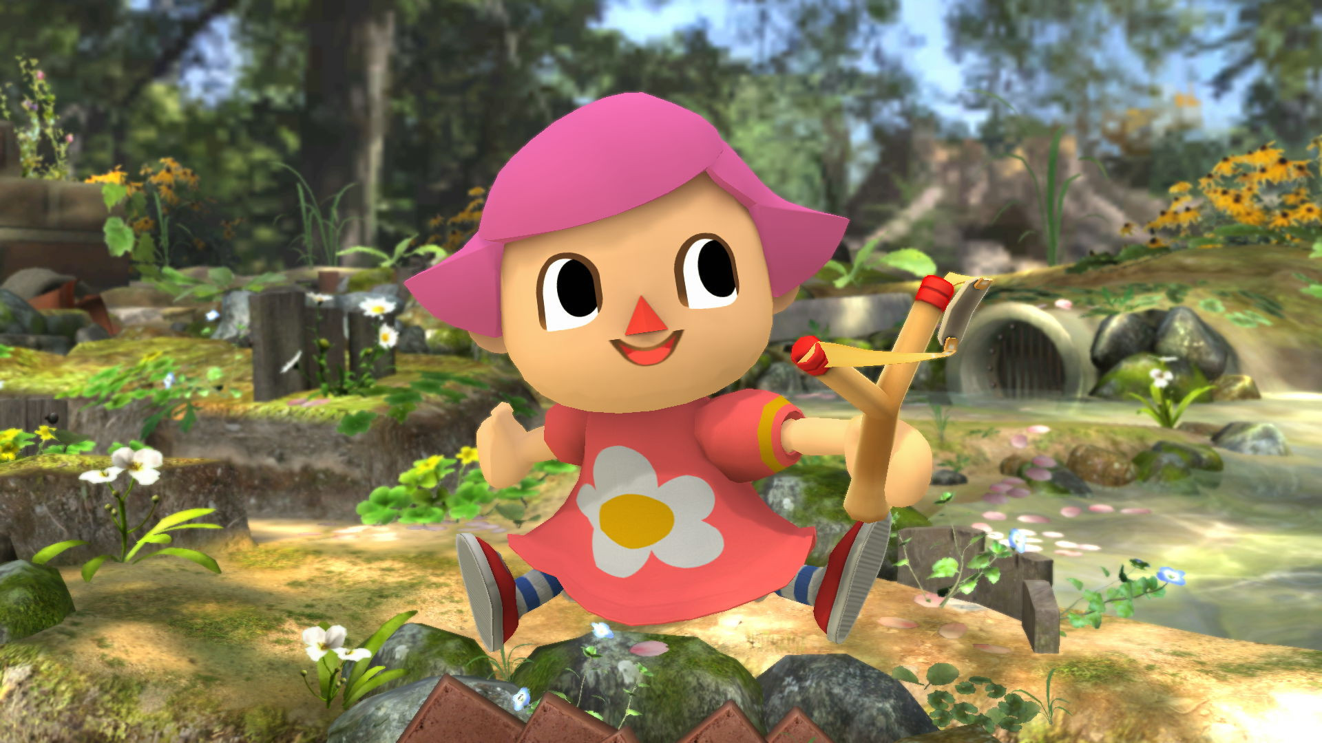 Female Villager with Male Eyes Mod for Super Smash Bros. (Wii U ...