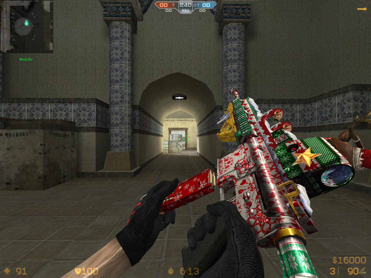 HK-416 Merry Christmas Mod for Counter-Strike 1.6 | CS1.6 Mods