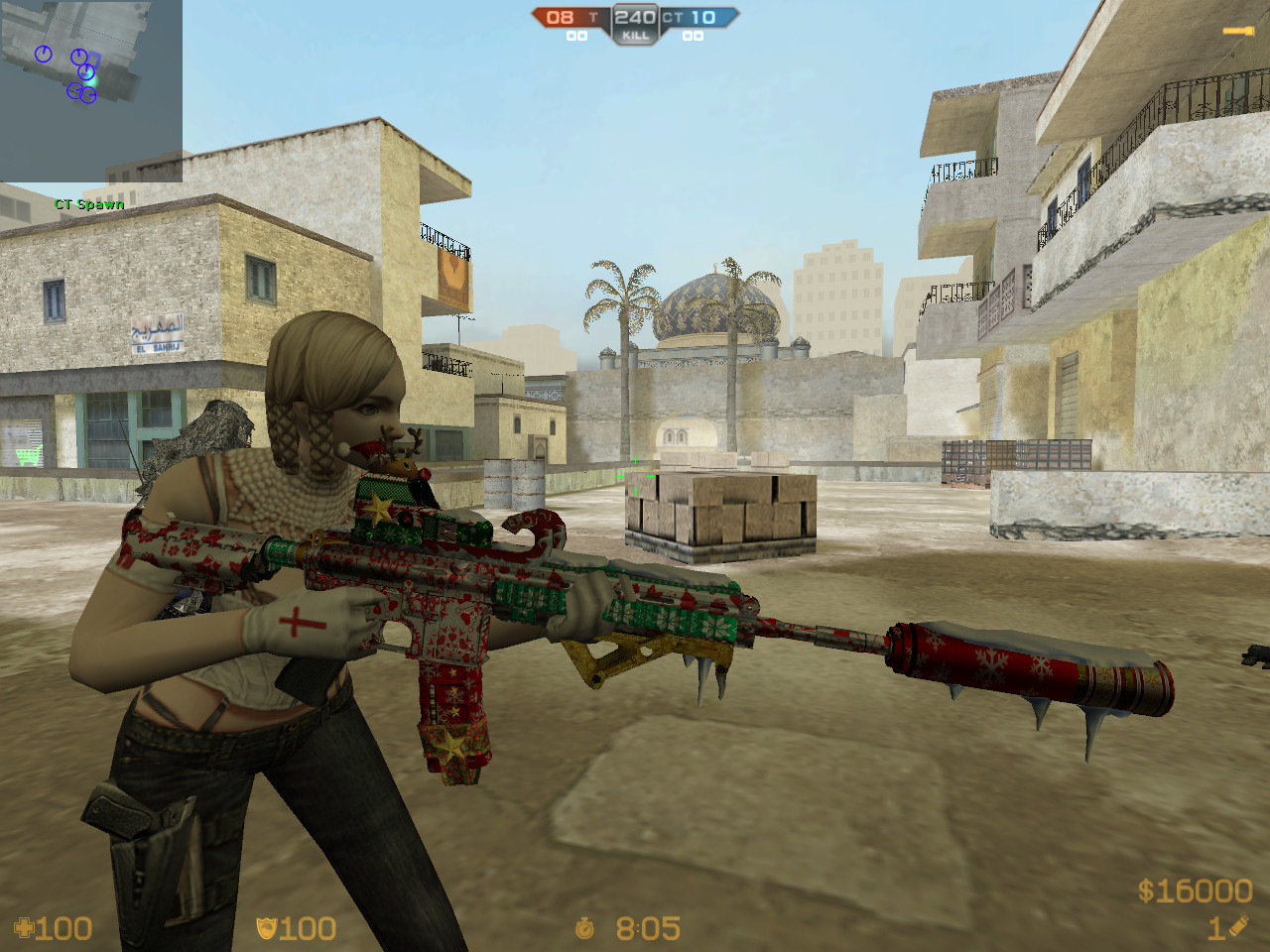 HK-416 Merry Christmas Mod for Counter-Strike 1.6 | CS1.6 Mods