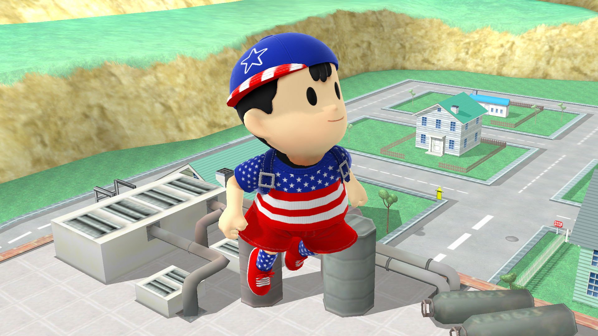 America Ness Mod for Super Smash Bros. (Wii U) | SSB4U Mods