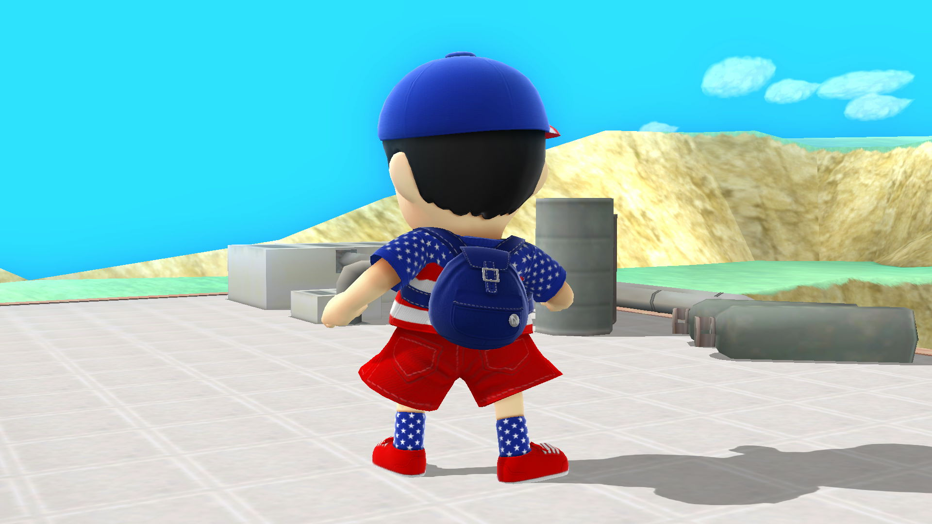 America Ness Mod for Super Smash Bros. (Wii U) | SSB4U Mods