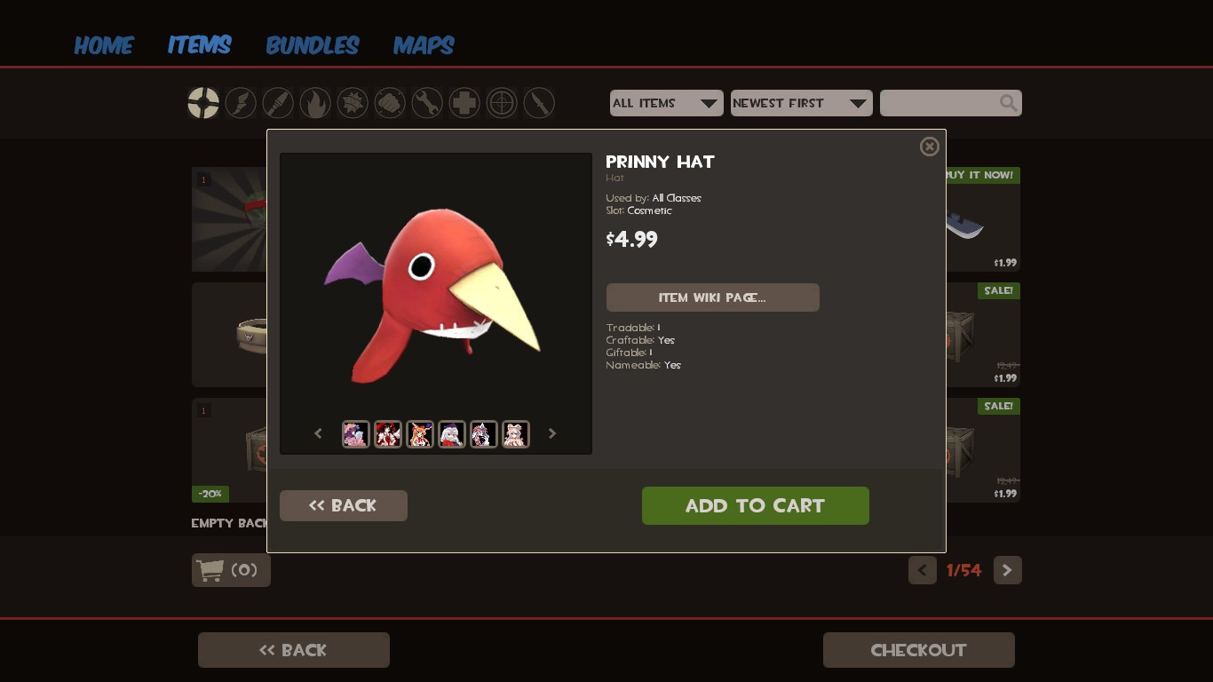 Touhou Class Portraits Mod for Team Fortress 2 | TF2 Mods