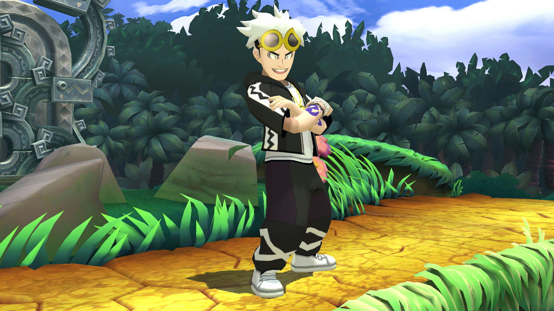 Team Skull Boss Guzma Mod for Super Smash Bros. (Wii U) | SSB4U Mods