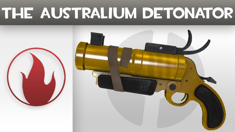Australium (new texture!) Detonator [Team Fortress 2] [Mods]