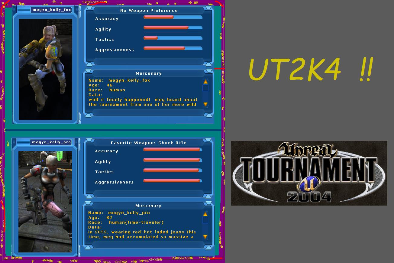 megynkellyskins_ut2k4 Mod for Unreal Tournament 2004 | UT2k4 Mods