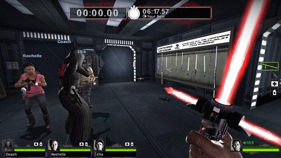 Star Wars Kylo Ren Lightsaber [Tonfa] Mod for Left 4 Dead 2 | L4D2 Mods