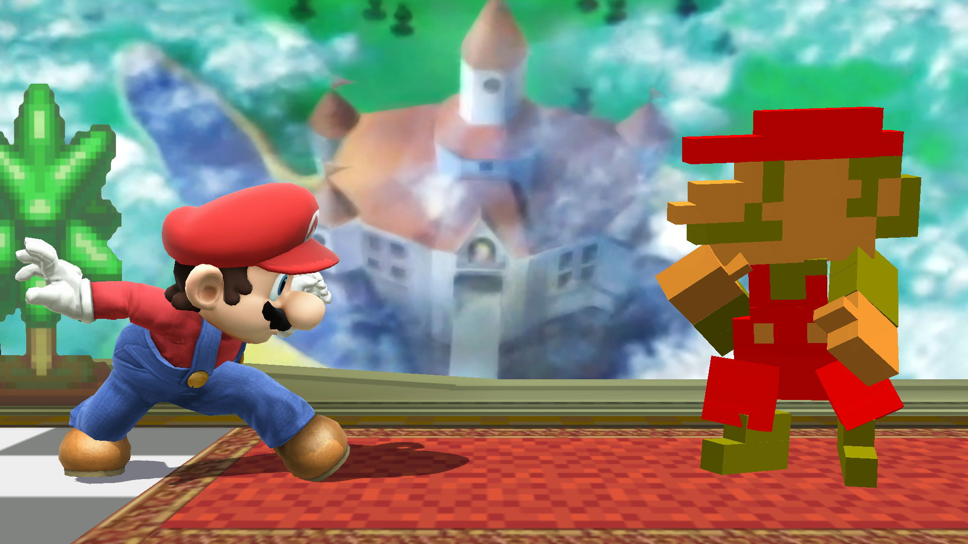 NES Mario Mod for Super Smash Bros. (Wii U) | SSB4U Mods