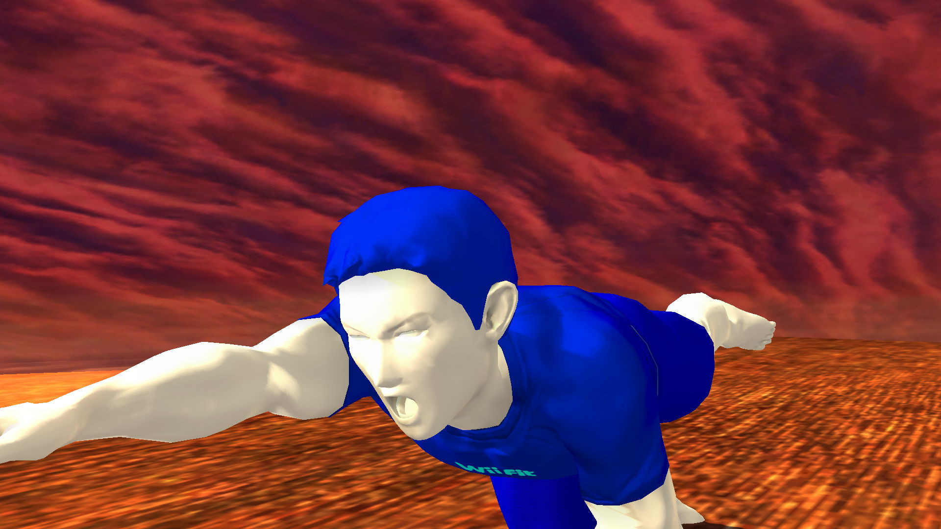 Blue Wii Fit Trainer (Male) [Super Smash Bros. (Wii U)] [Mods]