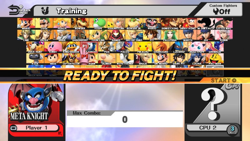 Meta WAH Mod for Super Smash Bros. (Wii U) | SSB4U Mods