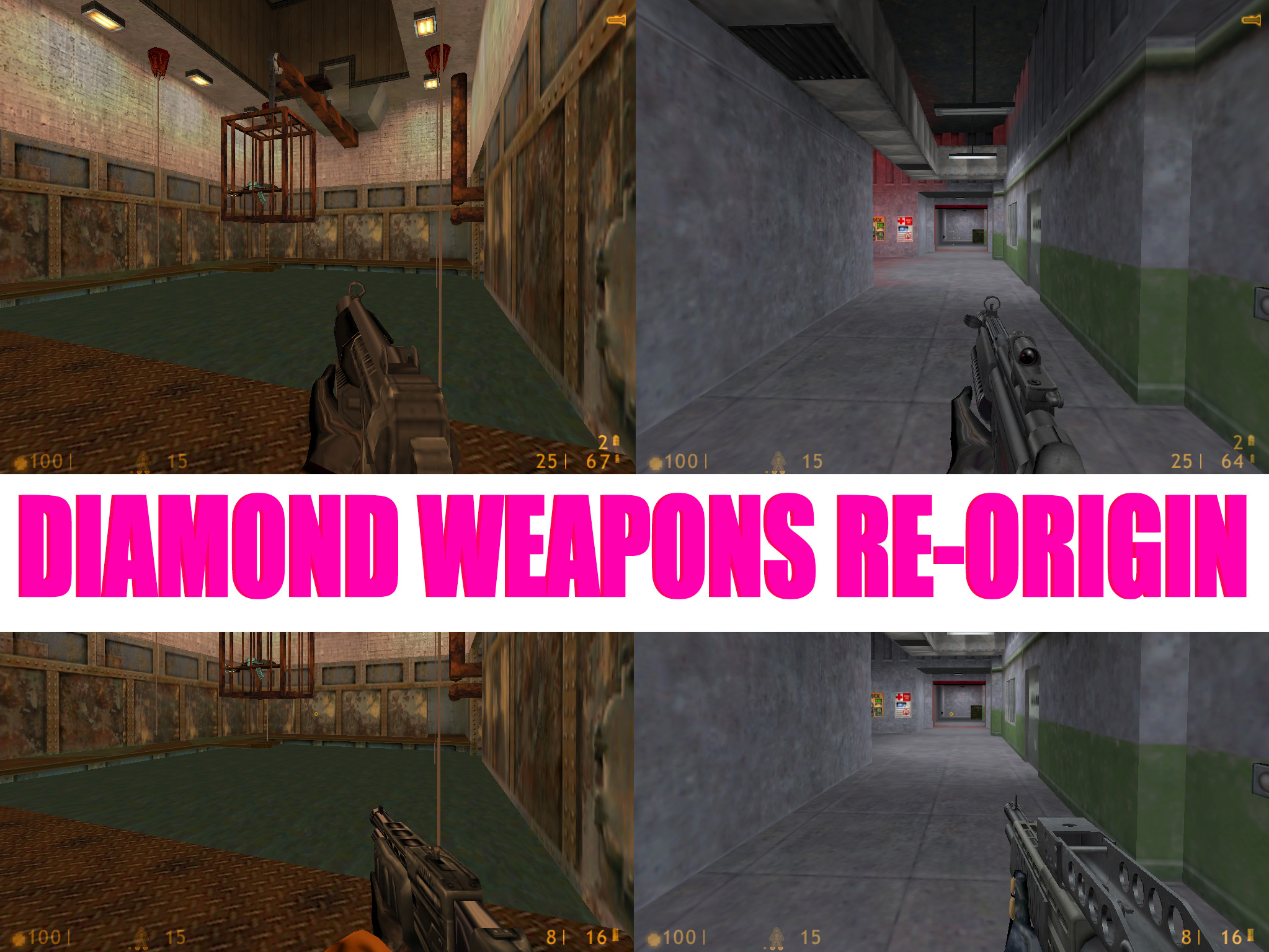 DiamonD's Half - Life Final Pack Weapons Re-Origin Mod for Half-Life ...