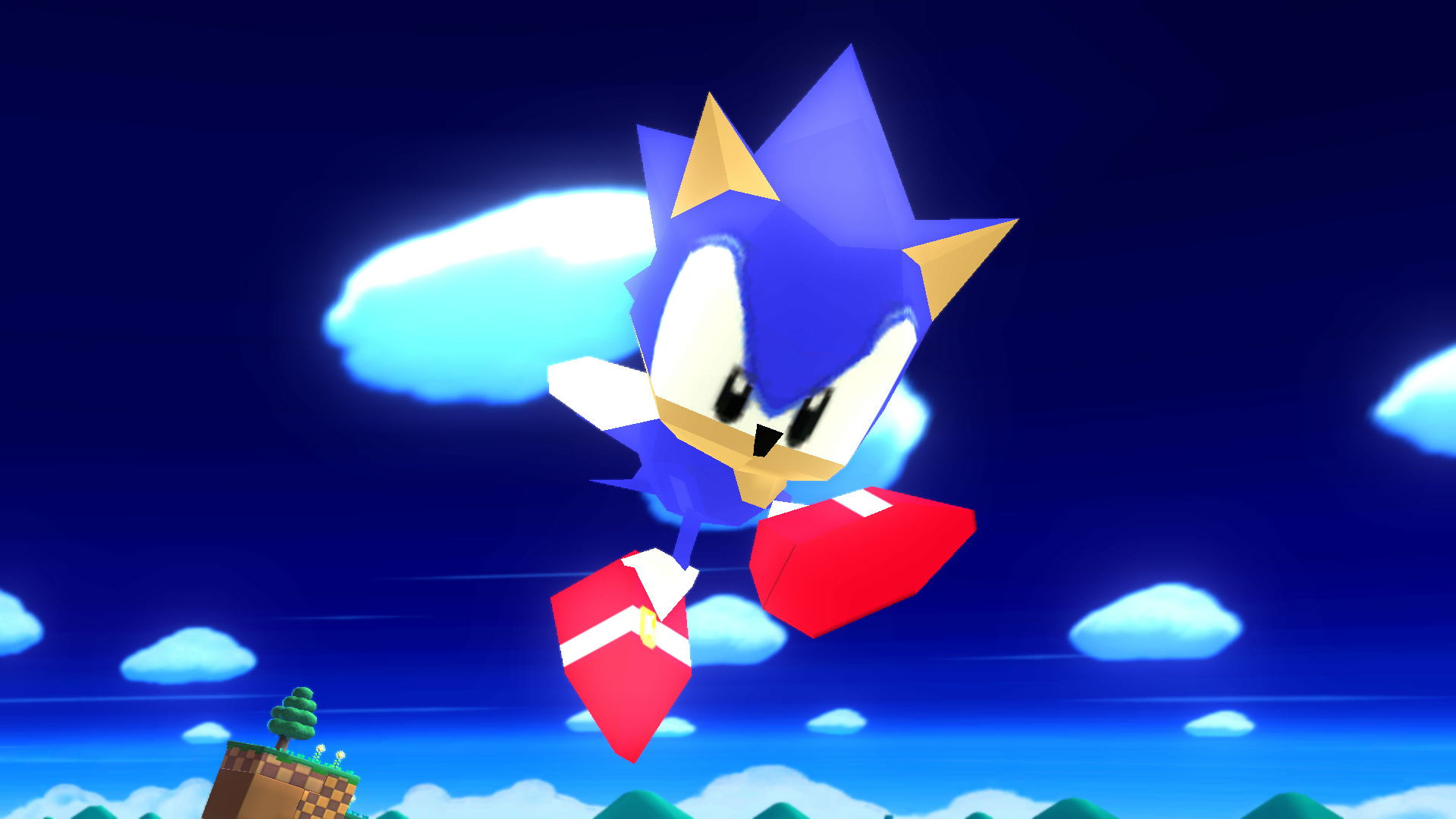Sega Saturn Sonic Mod for Super Smash Bros. (Wii U) | SSB4U Mods