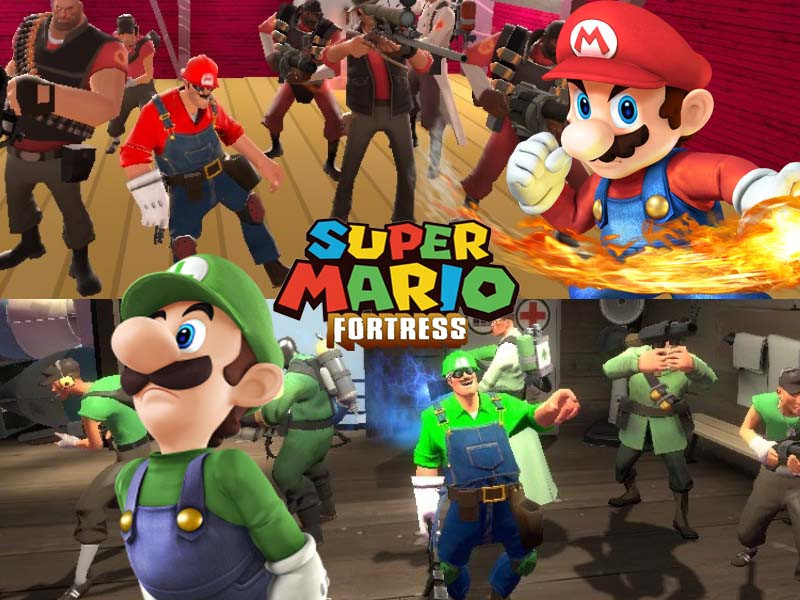 Super Mario Fortress (Mario TF2 mod) [Team Fortress 2] [Mods]
