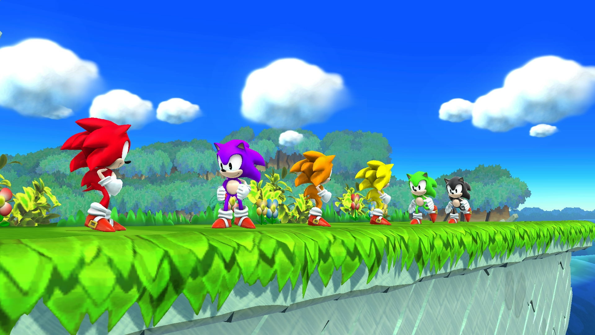 Classic Sonic Recolor Pack Mod for Super Smash Bros. (Wii U) | SSB4U Mods