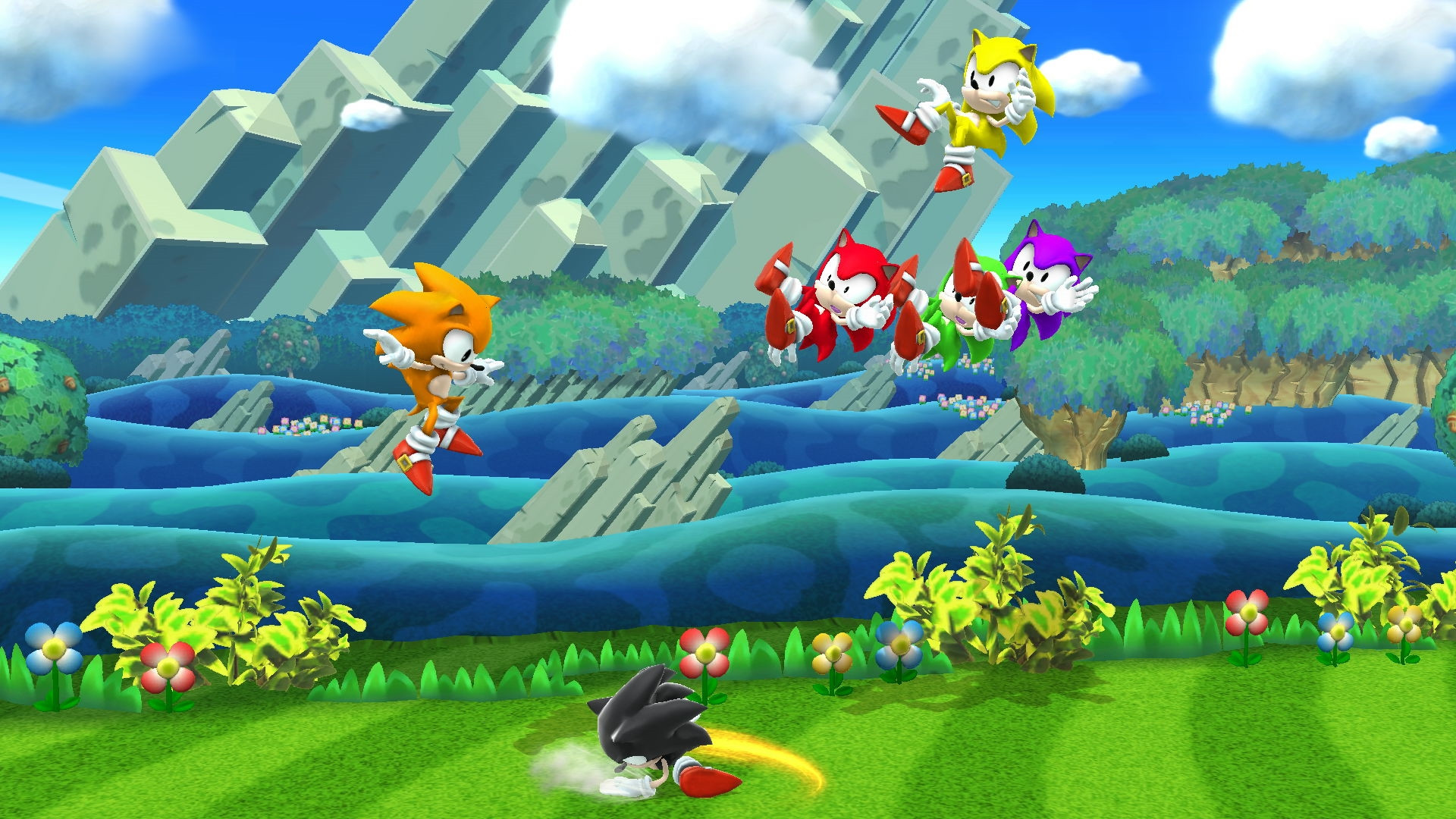 Classic Sonic Recolor Pack Mod for Super Smash Bros. (Wii U) | SSB4U Mods