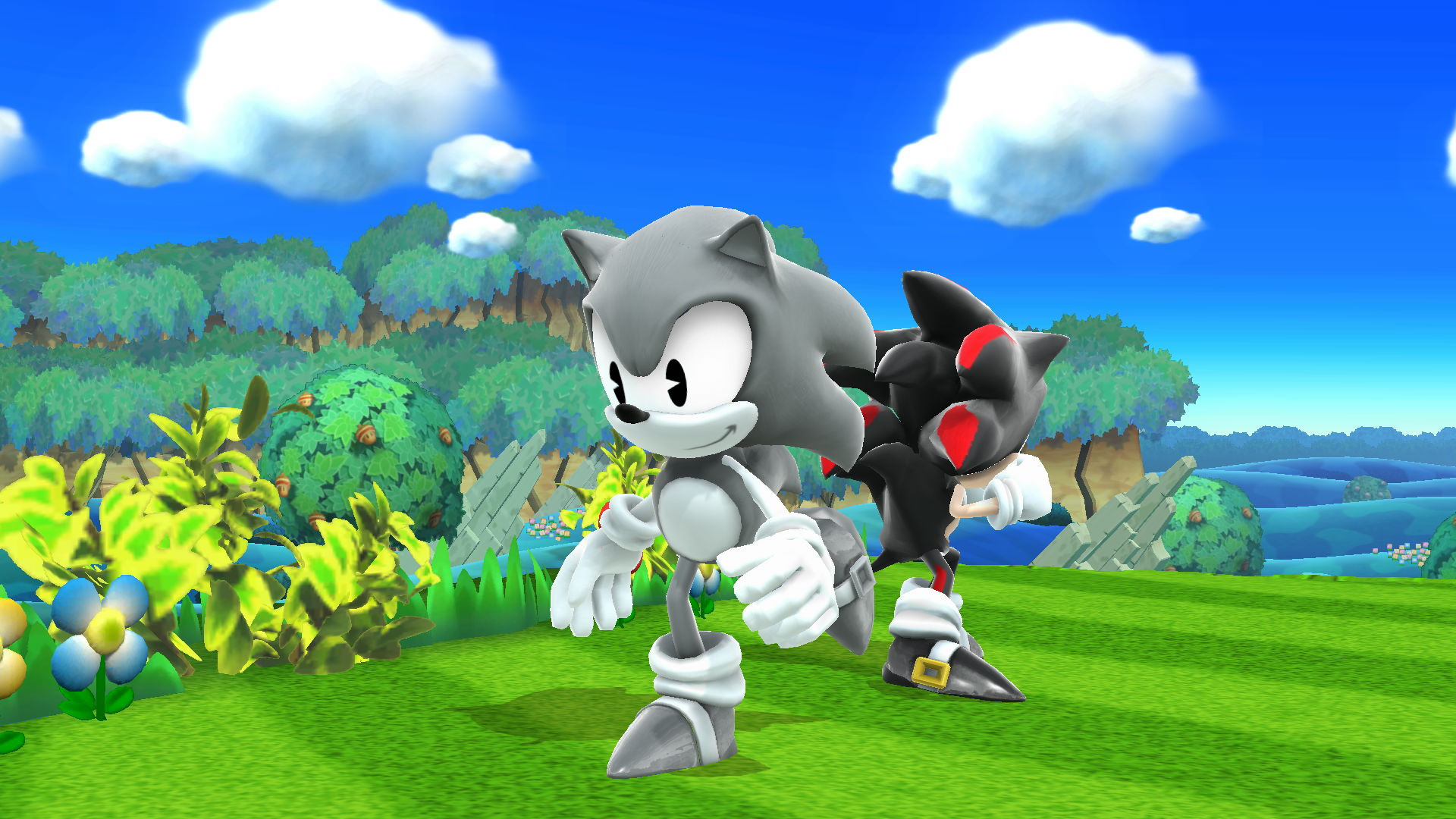 Classic Sonic Recolor Pack Mod for Super Smash Bros. (Wii U) | SSB4U Mods