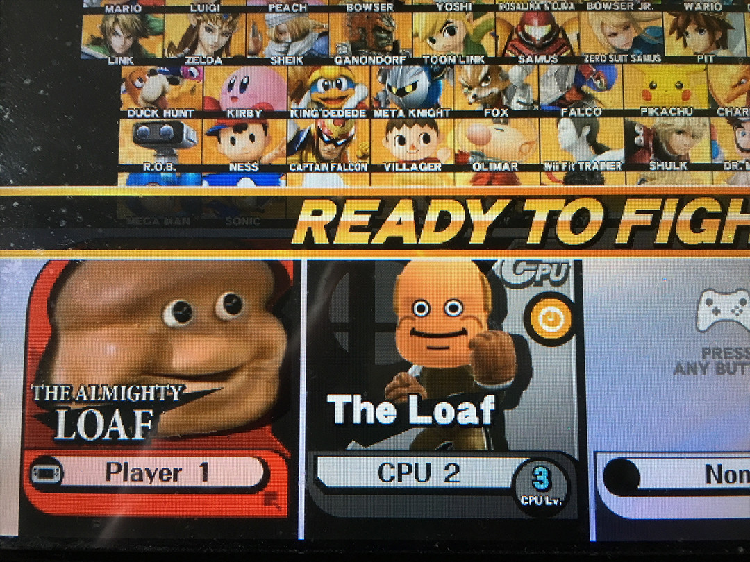 The Almighty Loaf (Includes CSP, SFX, GUI) Mod for Super Smash Bros ...