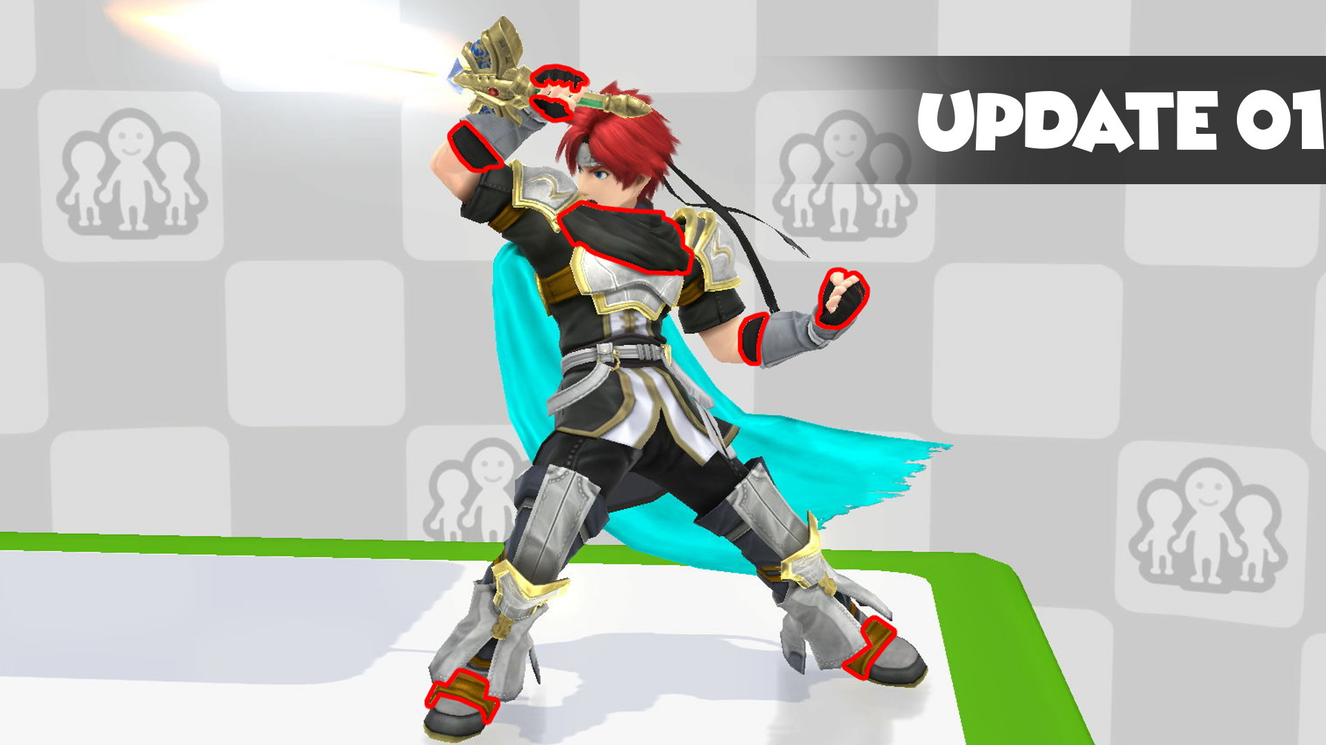 Roy (Beaty Recolor) [Super Smash Bros. (Wii U)] [Mods]