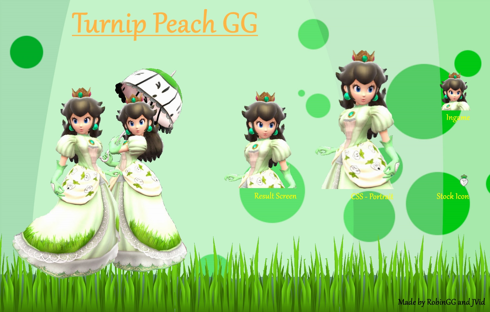 Turnip Peach GG Mod for Super Smash Bros. (Wii U) | SSB4U Mods