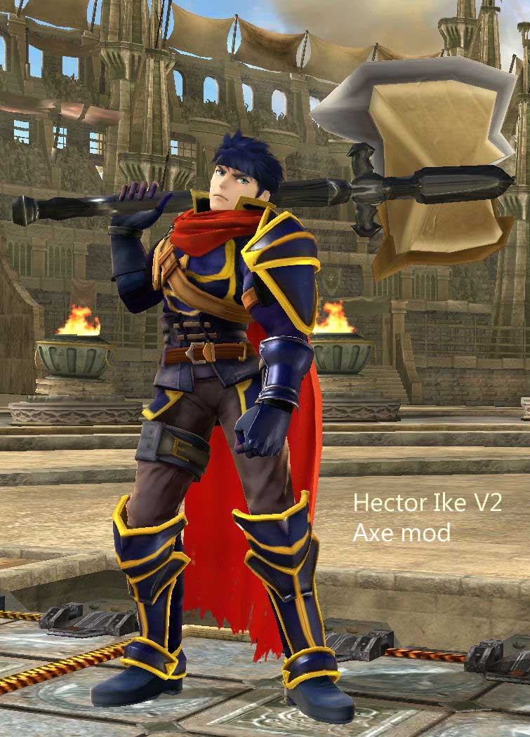 Ike Hector FE7 v2 Axe Mod for Super Smash Bros. (Wii U) | SSB4U Mods