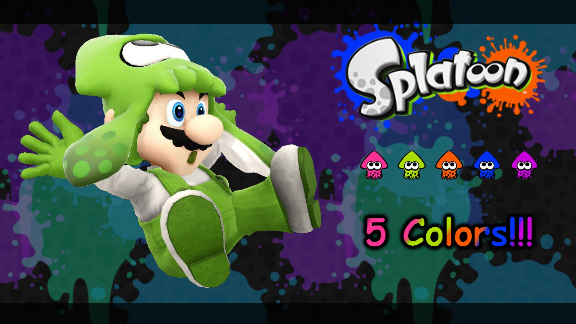 Splatoon Mario [Super Smash Bros. (Wii U)] [Mods]
