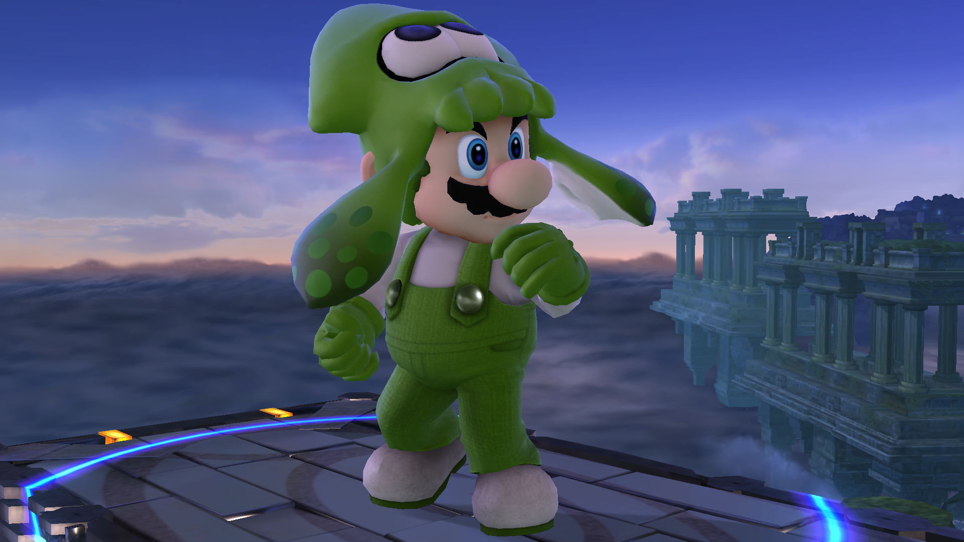 Splatoon Mario [Super Smash Bros. (Wii U)] [Mods]