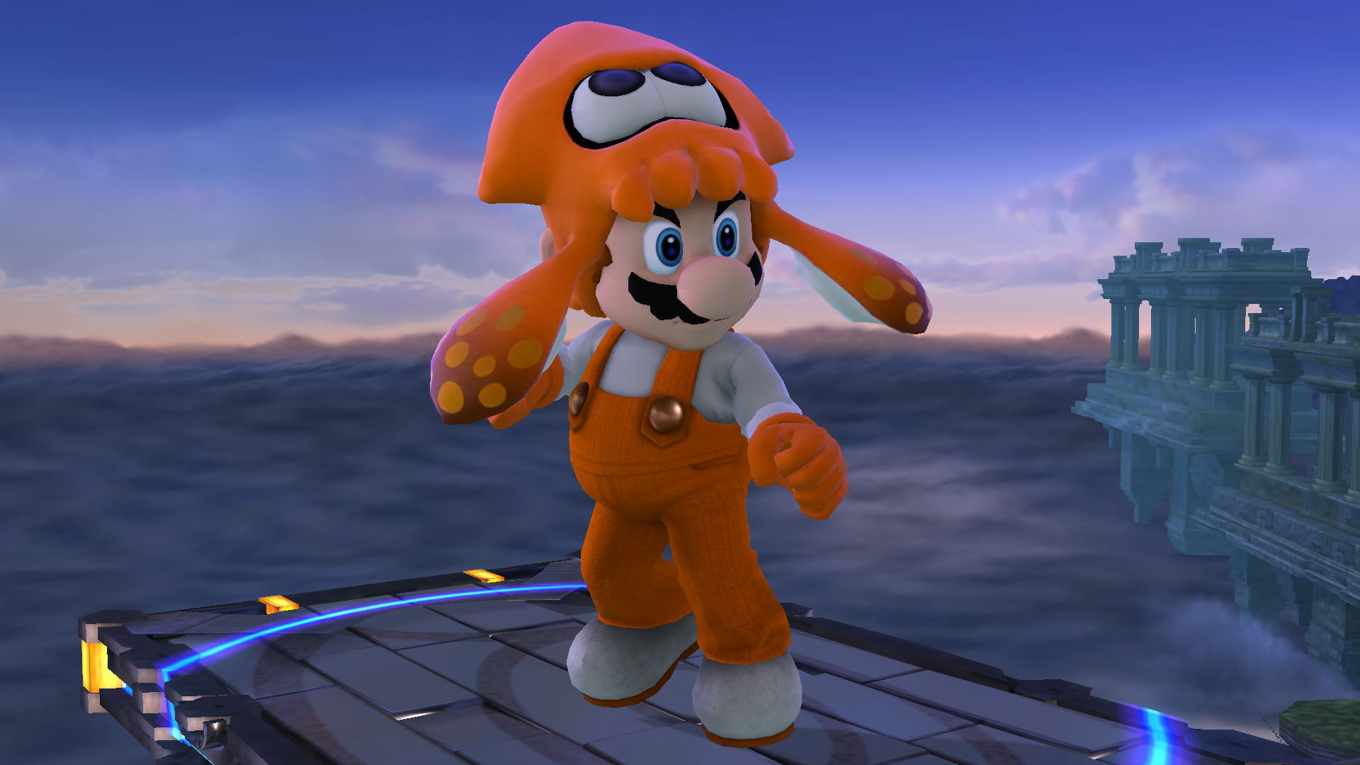Splatoon Mario [Super Smash Bros. (Wii U)] [Mods]