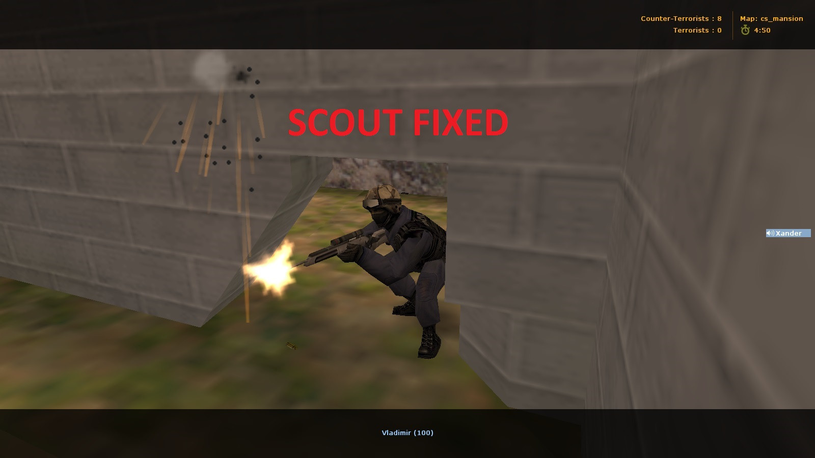 Fixed muzzle flashes on default and HQ pees Mod for Counter-Strike 1.6 | CS1.6 Mods