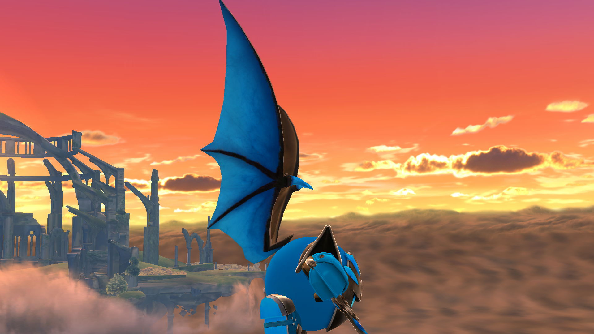 Black & Blue OverLord [Super Smash Bros. (Wii U)] [Mods]