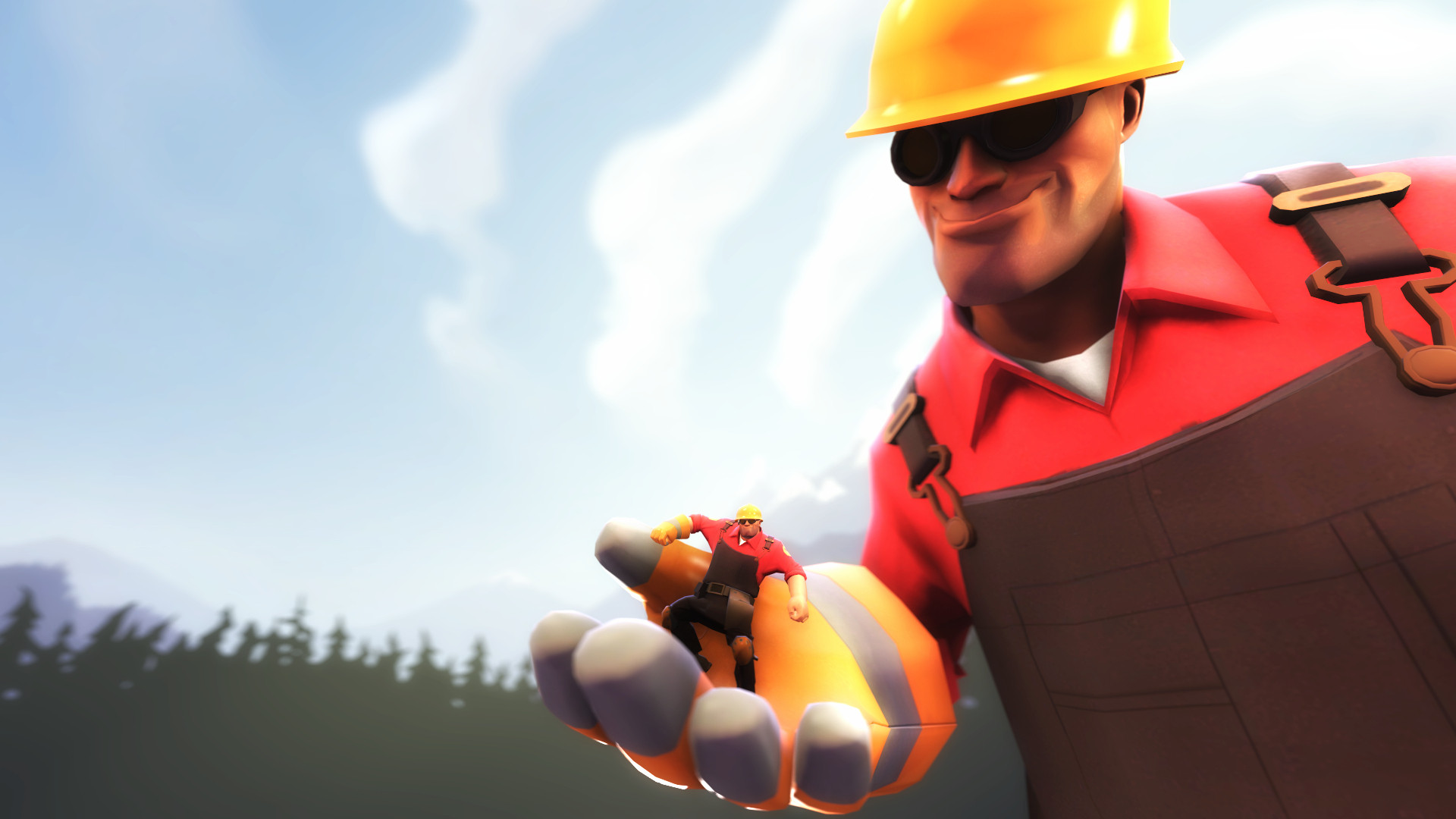 Tiny Desk Engineer Over Intel Mod for Team Fortress 2 | TF2 Mods