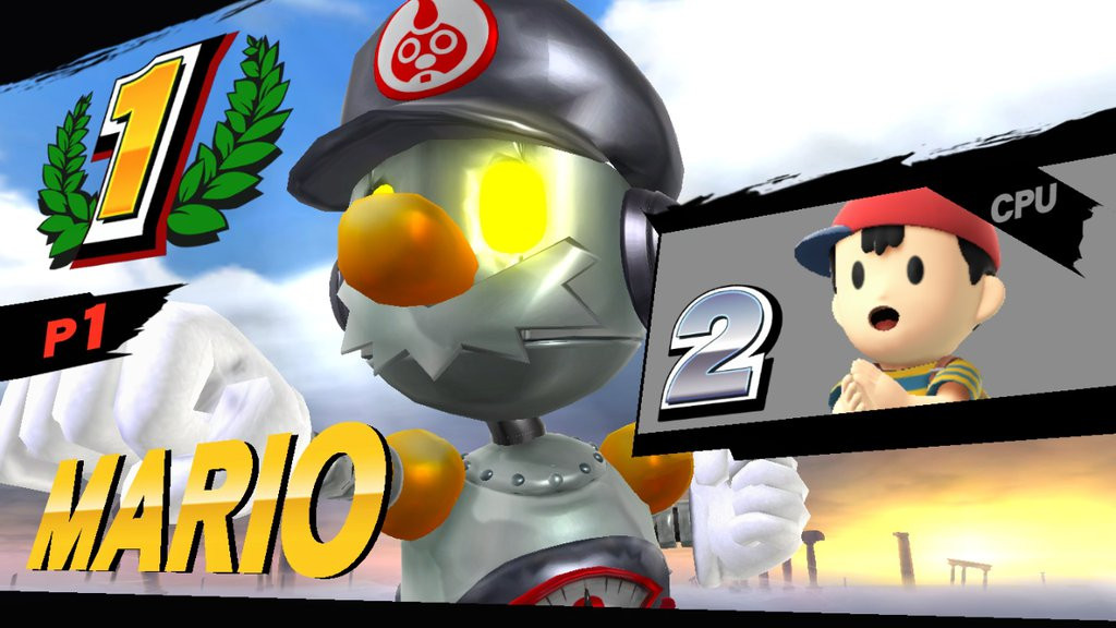 Robo Mario HD (Tex IDd and UI) [Super Smash Bros. (Wii U)] [Mods]